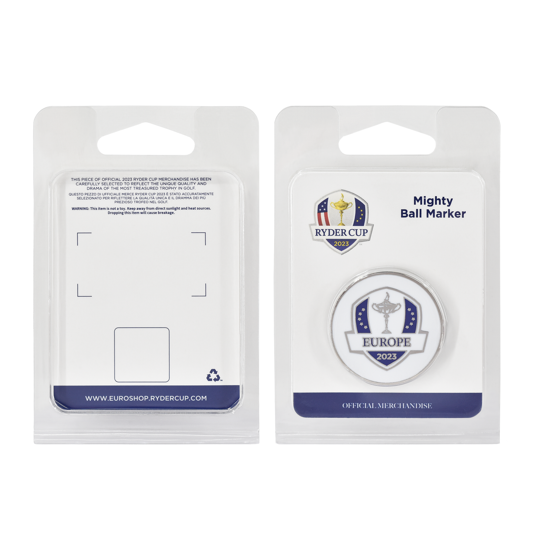 2023 Ryder Cup Ball Markers - The Official European Ryder Cup Shop